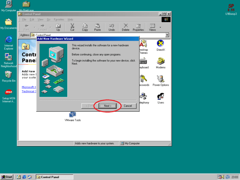 Setting up and Installing Sound Drivers for Windows 98SE on VMWare ...